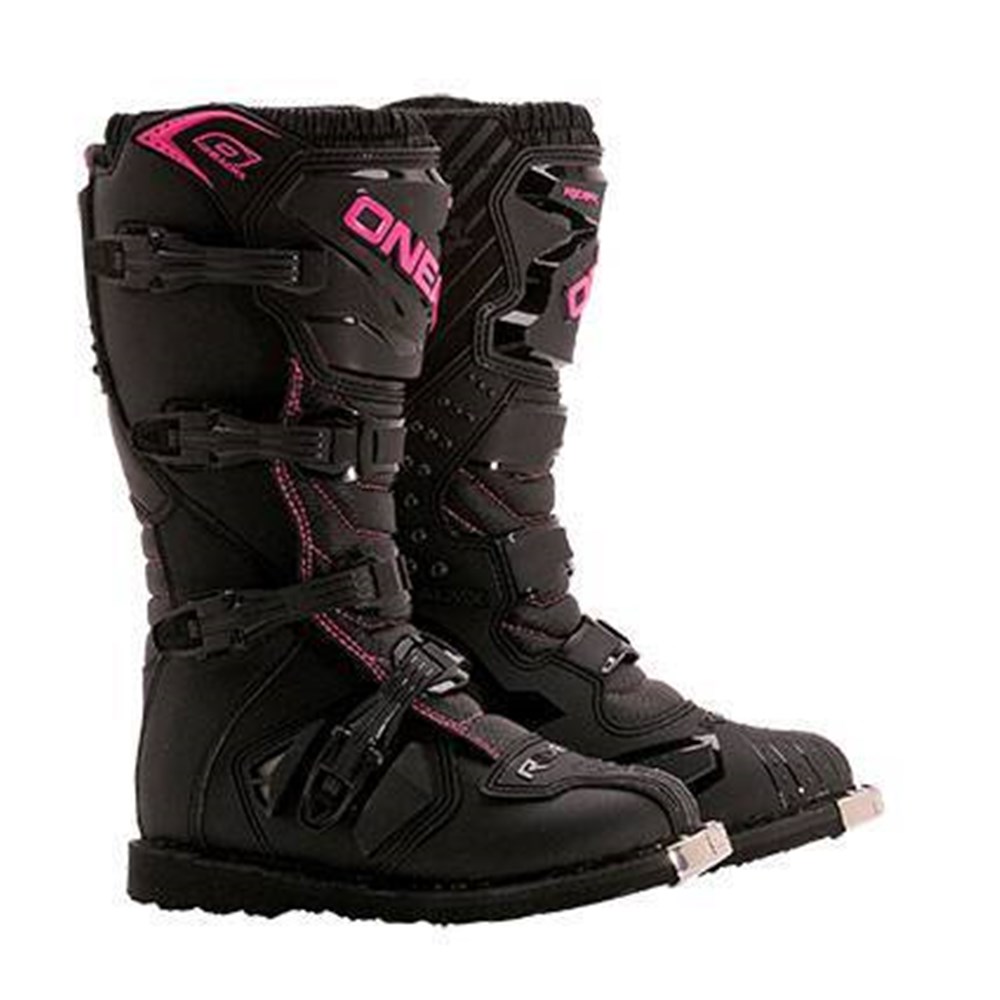 ONEAL RIDER LADIES BOOTS BLK/PINK (06 - 38) - MX - Cassons - Cassons