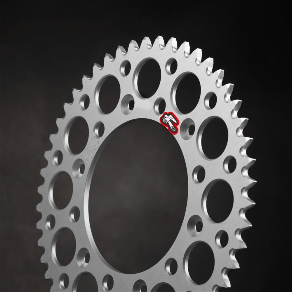 RENTHAL REAR SPROCKET MX ULTRALIGHT GROOVED SIL 56T (189U-420-56GRSI ...
