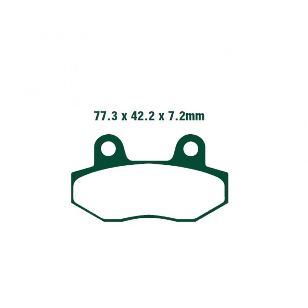 NISSIN BRAKE PADS 2P-205 SS (FA86 / FDB312 / DP111) - Brake Pads ...