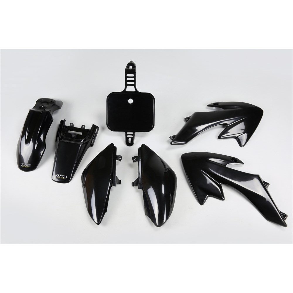 UFO HONDA CRF50 04-25 COMPLETE KIT (BLK) - MX - Plastics - Kits - Cassons - Cassons