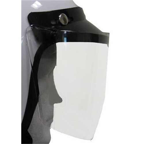 FLIP UP UNIVERSAL VISOR WITH PEAK CLEAR (BL-11) - Parts & Accessories ...