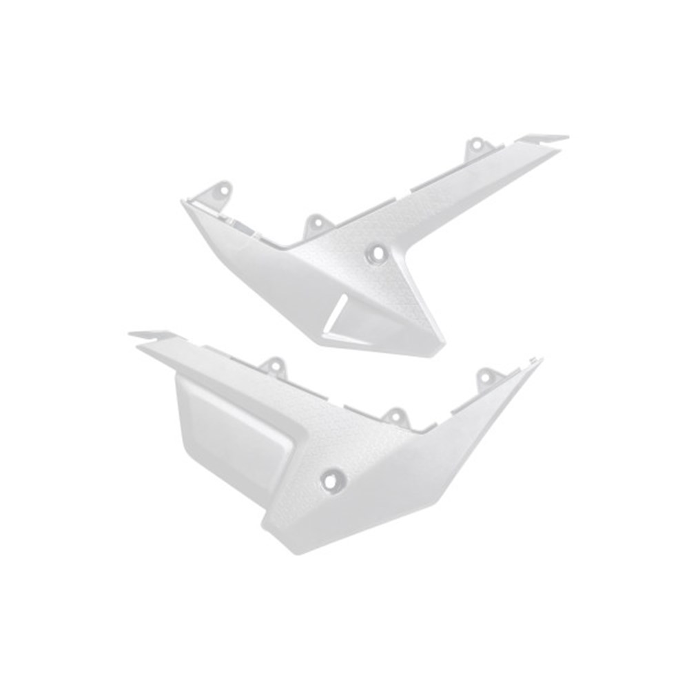 UFO HONDA SIDE PANEL LOWER PART CRF250/450R 25 WHT - Cassons - Cassons