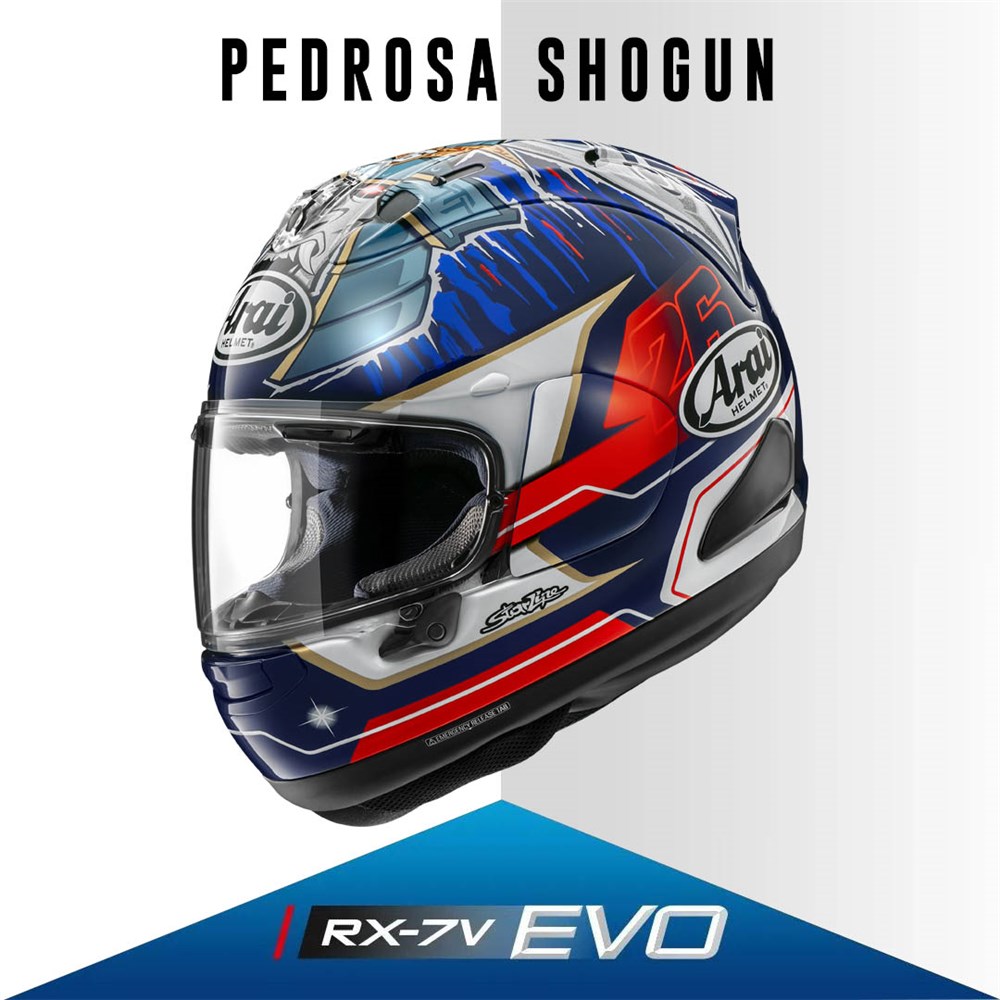 ARAI RX-7V EVO PEDROSA SHOGUN (MD) - Cassons - Cassons