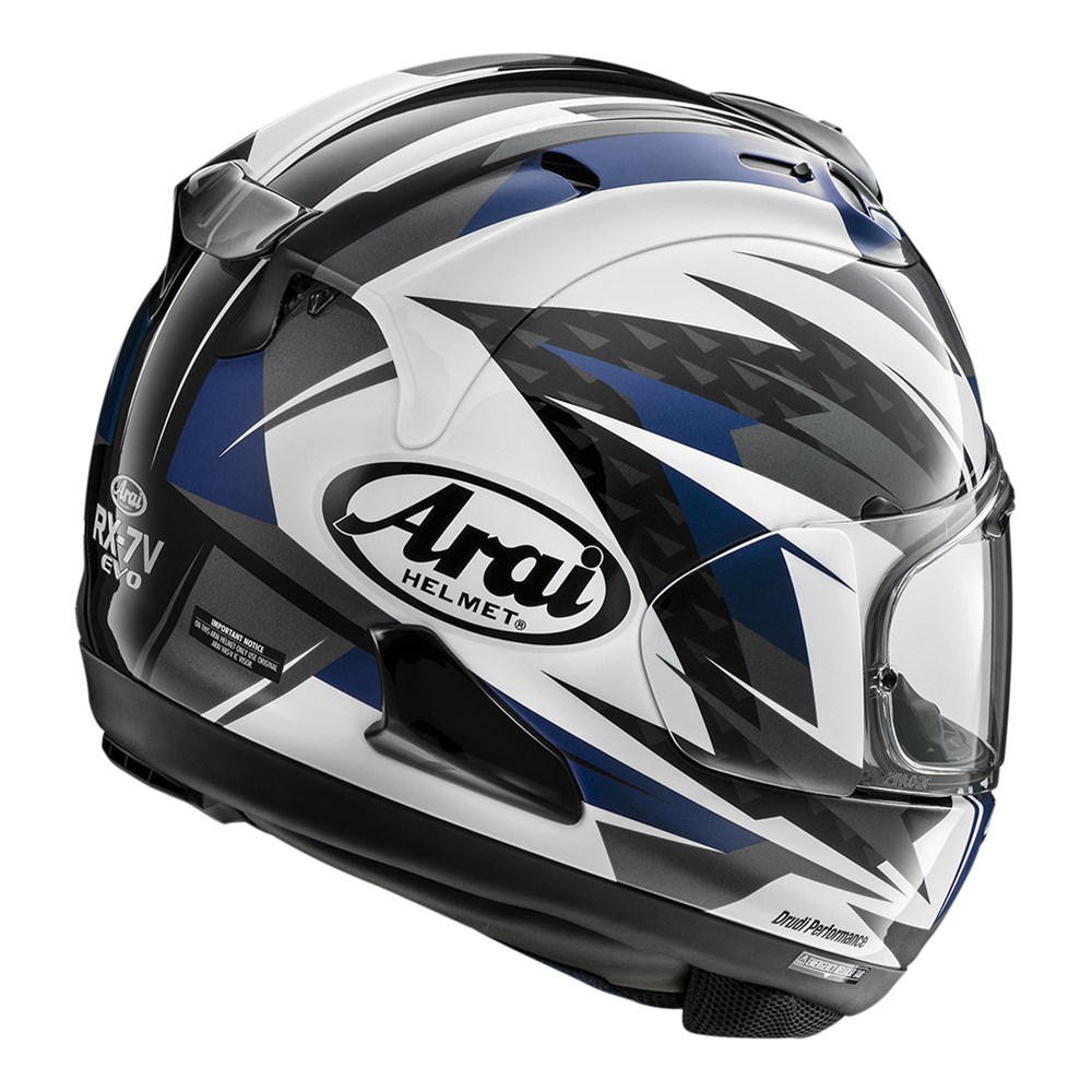 ARAI RX-7V EVO RUSH BLU (MD) - Road - Full Face - Cassons - Cassons