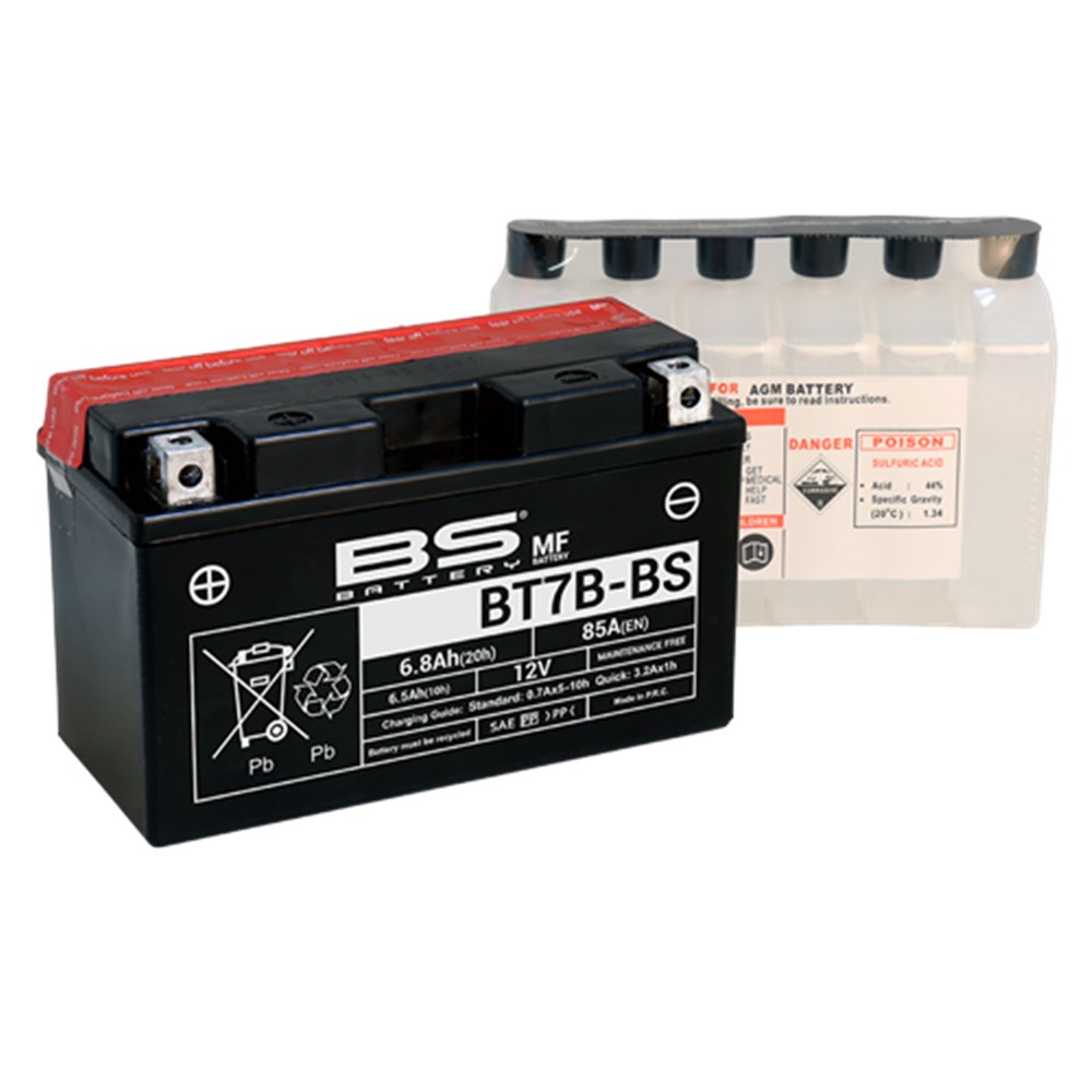 BS BATTERY MF - BT7B-BS (inc acid) - [CTN 6] (UN2796/CLASS 8 - II ...