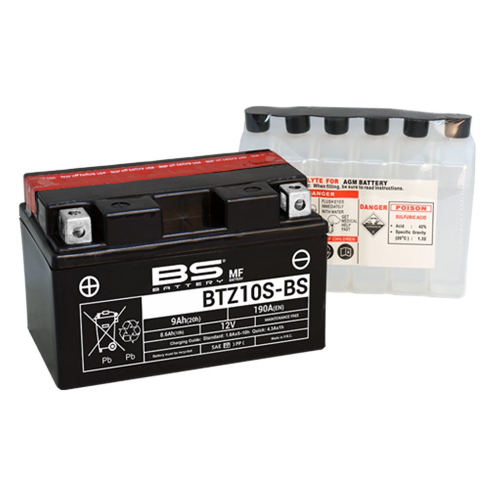 BS BATTERIES BTZ10S-BS - Battery - Cassons - Cassons