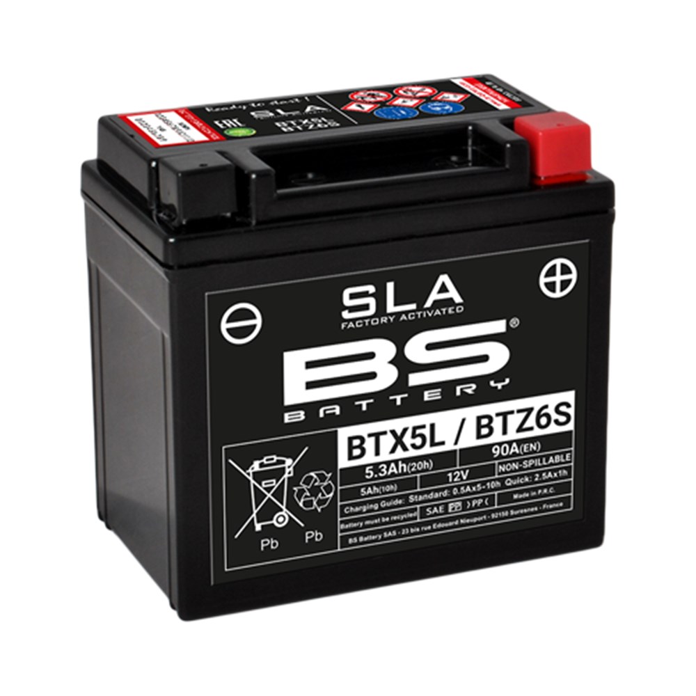 BS BATTERIES BTX5L/BTZ6S (FA) - Battery - Cassons - Cassons