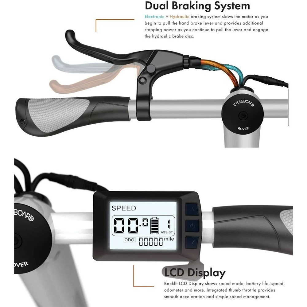 CYCLEBOARD EV - ROVER CARBON BLK/GRY (UN3481/CLASS 9) - Parts & Accessories - Cassons - Cassons