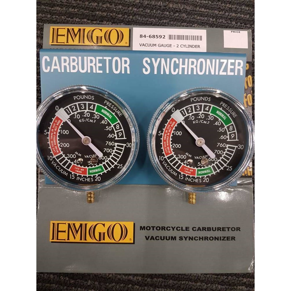 EMGO VACUUM GAUGE 2CYL - Tools - Cassons - Cassons