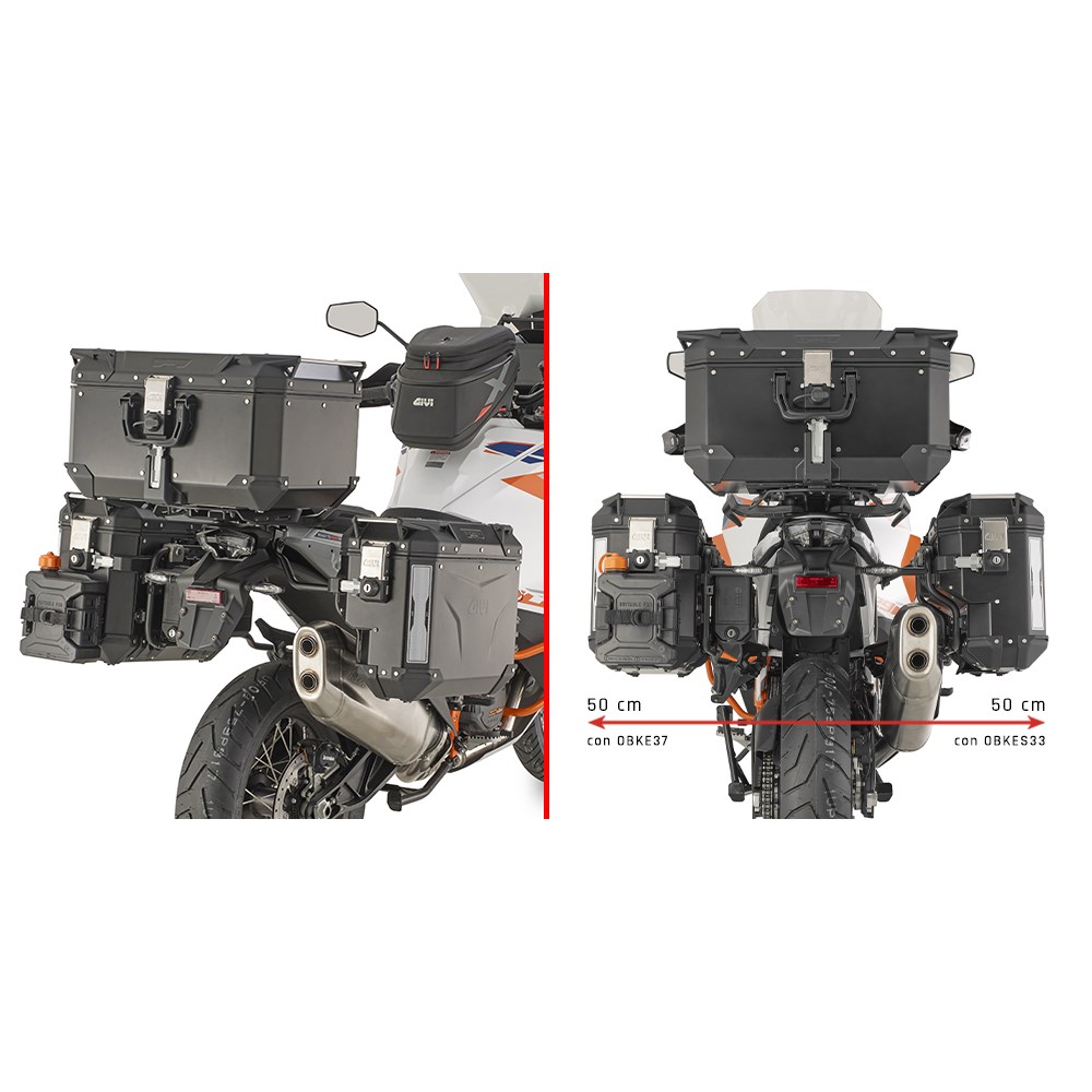 GIVI ONE-FIT PANNIER FRAMES OUTBACK - KTM 1290 SUPER ADVENTURE R 21-24 ...