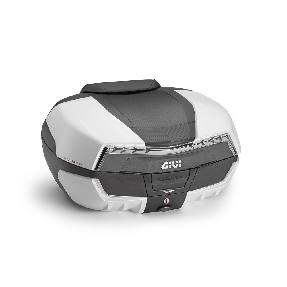 GIVI MONOKEY TOPCASE MAXIA 5 WHITE/CLEAR - LIMITED EDITION (V58WLTD ...