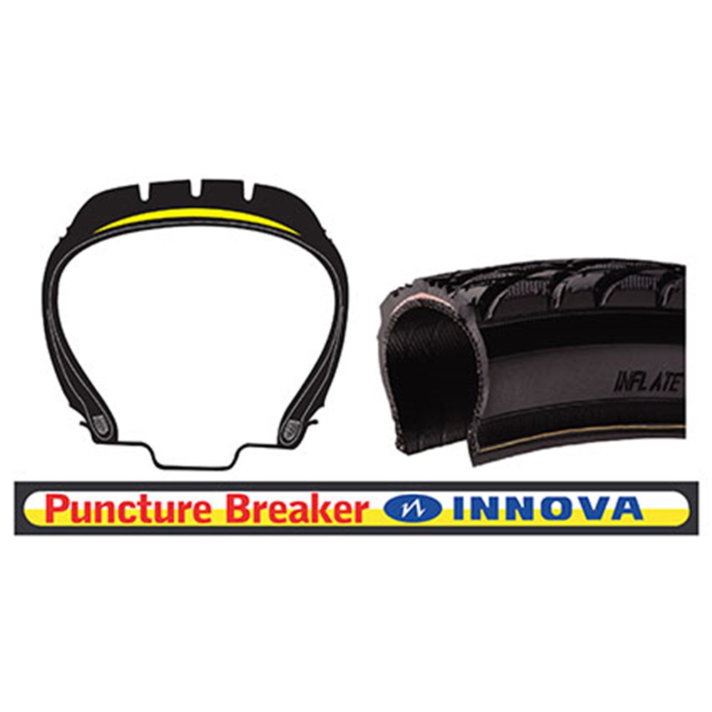 ##INNOVA TYRE 700 x 35C IA-2209 PUNCTURE BREAKER BLACK - Cassons - Cassons