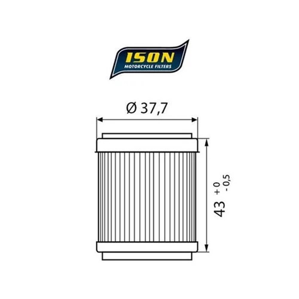 ISON 143 ELEMENT OIL FILTER - Filters - Cassons - Cassons