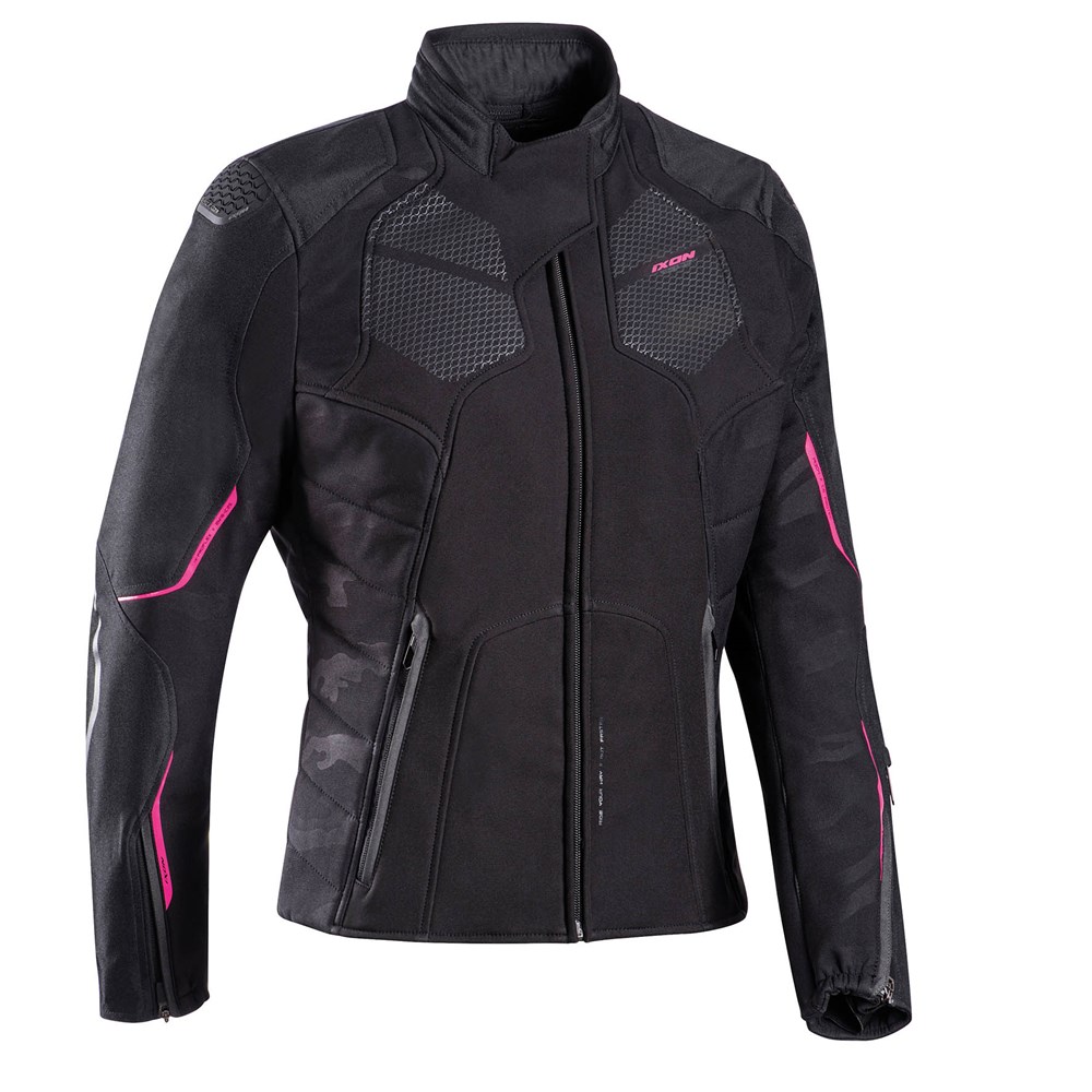 CELL LADY JACKET - BLACK/FUSHIA - Road - Jackets - Textile - Cassons ...
