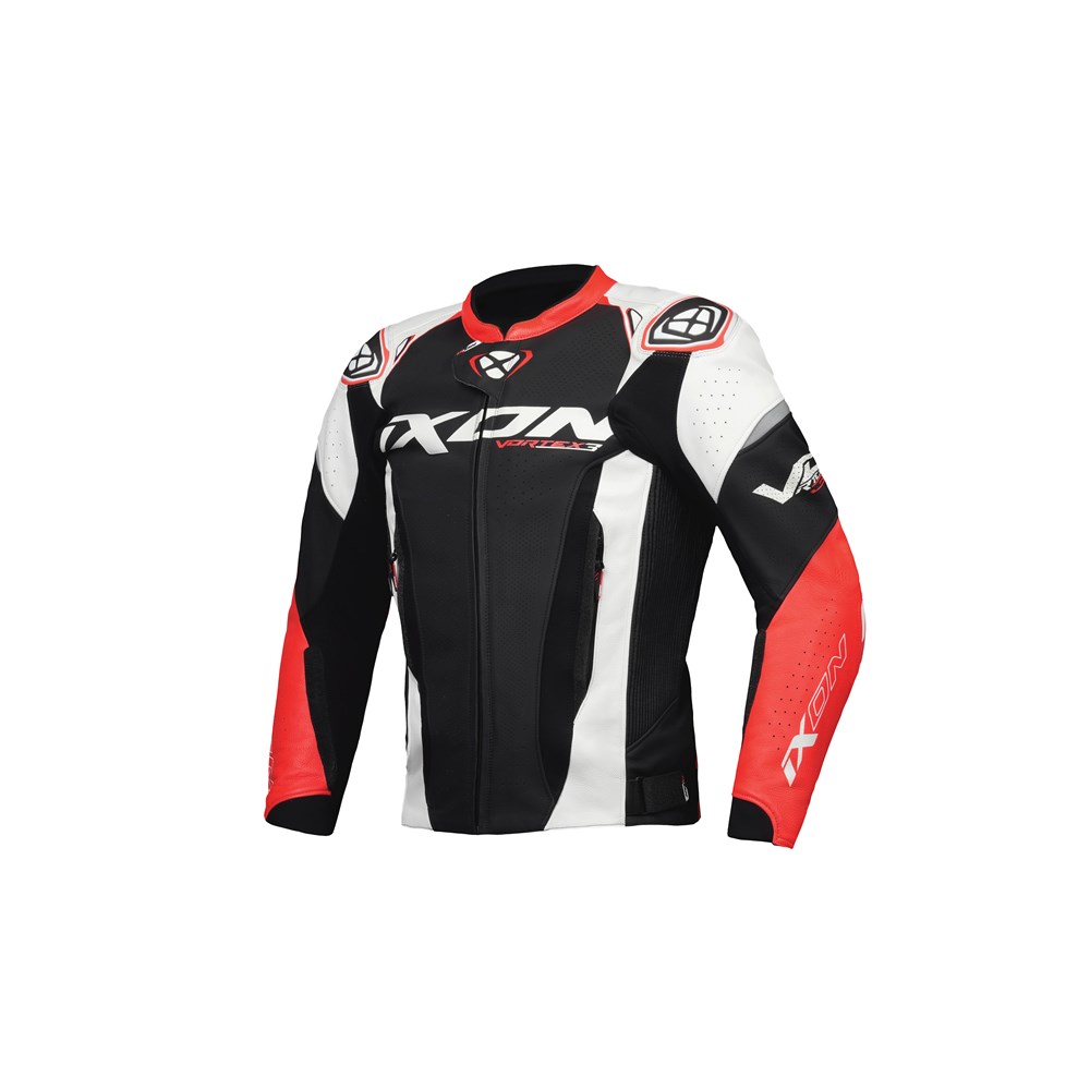 VORTEX 3 JACKET - BLACK/WHITE/RED - Road - Jackets - Leather - Cassons ...