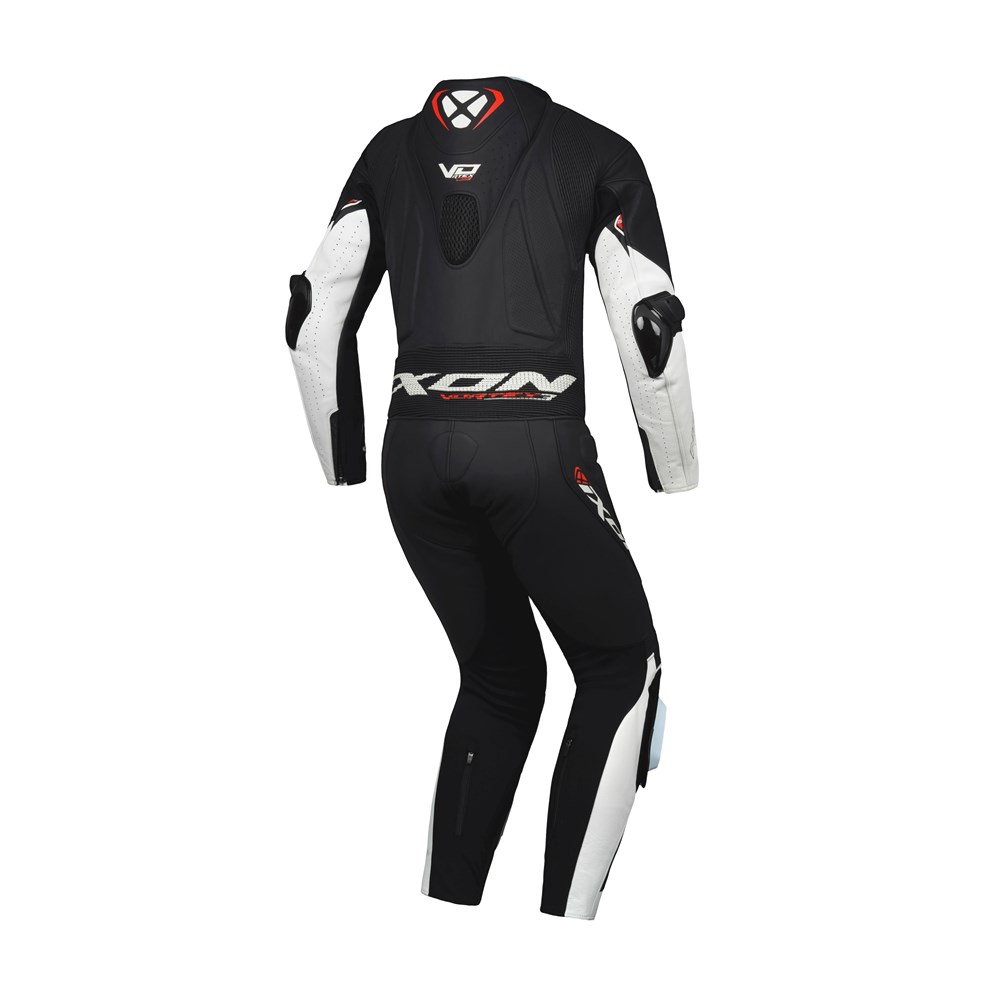 IXON VORTEX 3 LADIES 1P SUIT BLK/WHT (MD) - Road - Suits - Leather ...