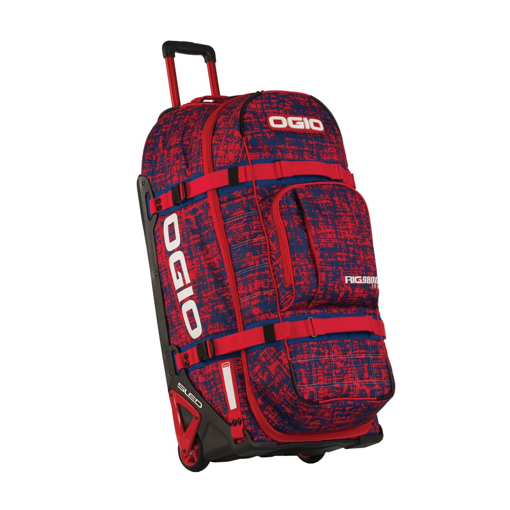 OGIO GEAR BAG - RIG 9800 (WHEELED) CHAOS RED/BLU (2) - Cassons - Cassons
