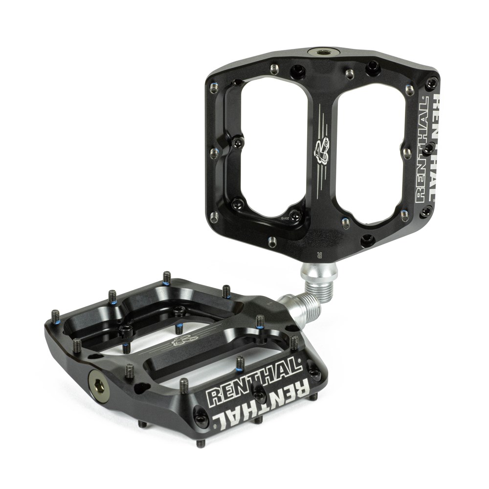 RENTHAL REVO-F FLAT PEDAL BLK - Cassons - Cassons