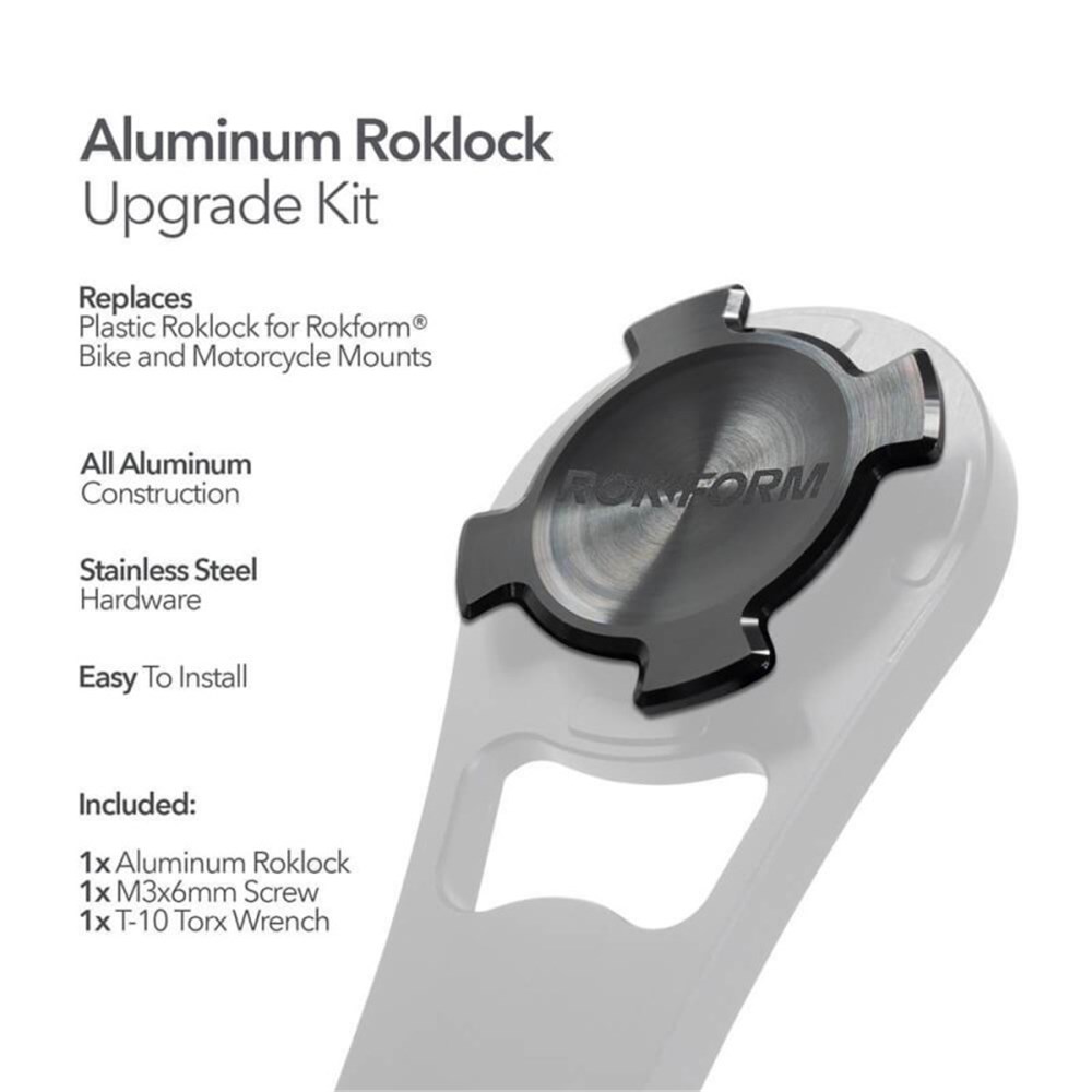 ROKFORM ALUMINIUM ROKLOCK UPGRADE KIT FOR MOTORCYCLE MOUNTS # - Phone ...