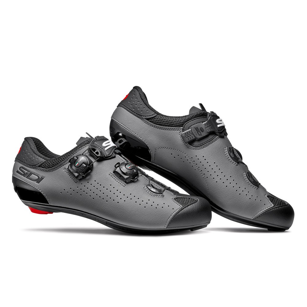 SIDI GENIUS 10 MEGA BLACK/GREY/BLACK - Road - Clipless - Cassons - Cassons