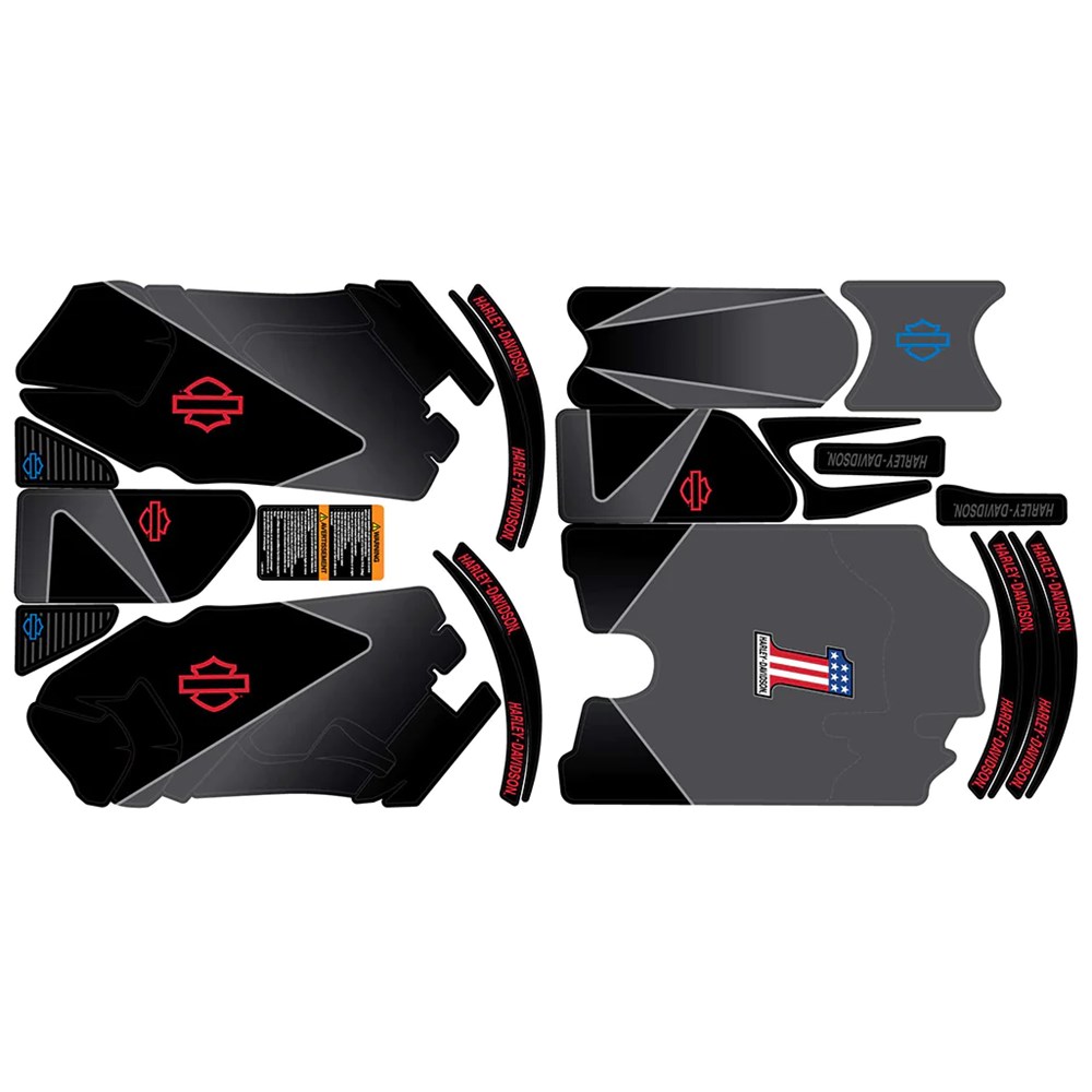 STACYC / IRONe ACC - 12E/16E #1 GRAPHIC KIT GRAY - Graphics Kits ...