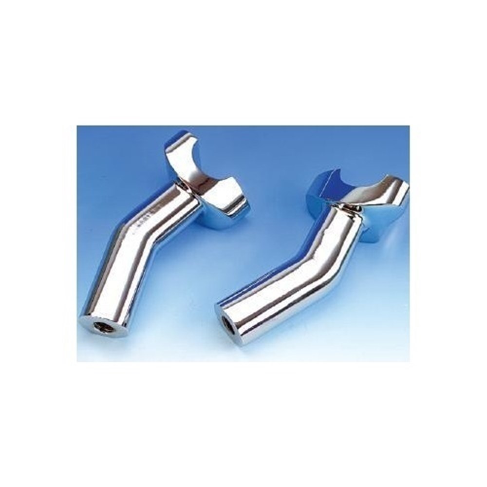 ZODIAC H/BAR RISERS FXWG 45 CHROME - Road - Handlebars - Cassons - Cassons