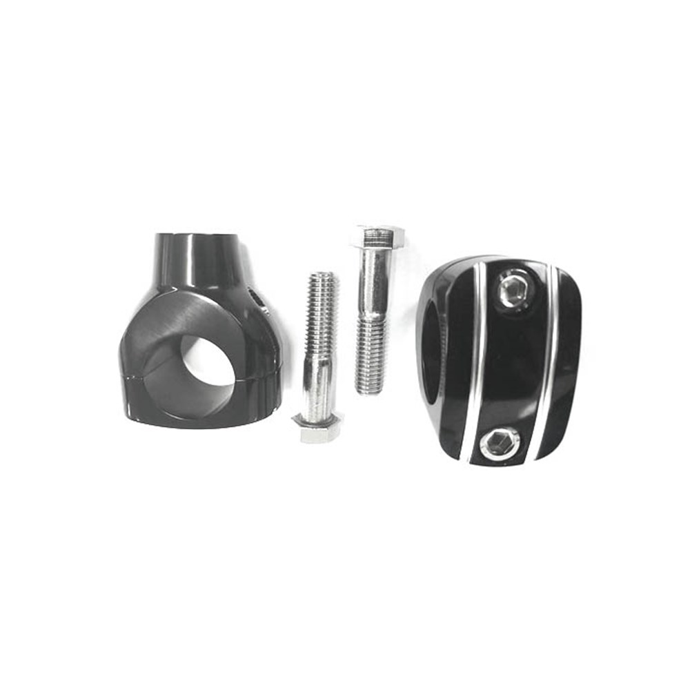 ZODIAC RISER SET GTR BLK 1.25 INCH BARS 4 INCH HIGH [ONC01] # - Road ...
